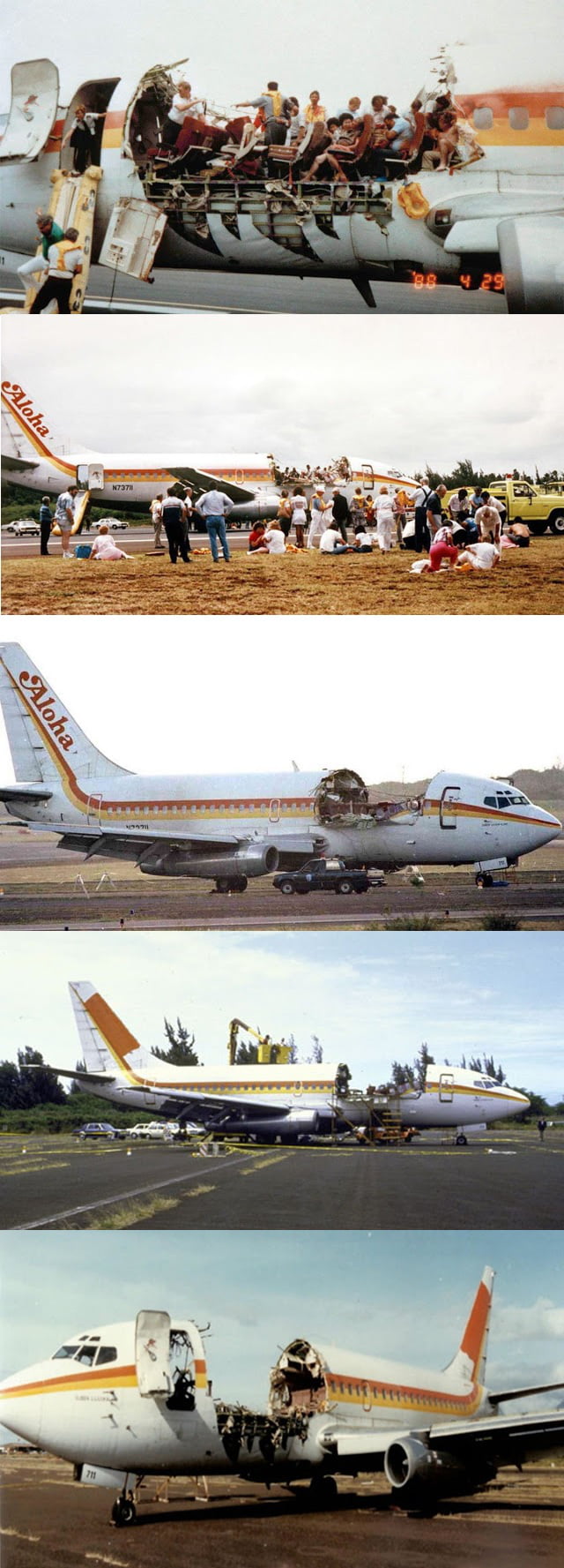 April 28, 1988: The Roof of an Aloha Airlines Jet Ripped Off in Mid-Air ...