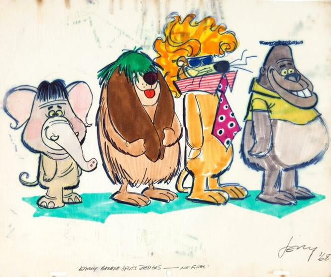 Banana Splits concept art, 1968 - 9GAG