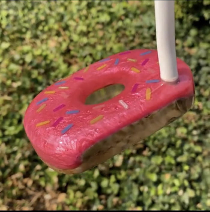 Custom Homer Simpson Donut Golf Putter - 9GAG