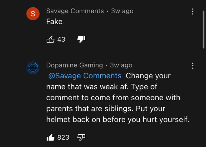 “Savage Comments” vs a savage comment - 9GAG