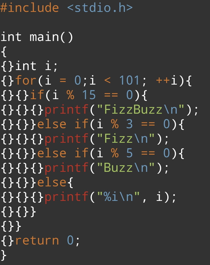 The actual best way to indent code - 9GAG
