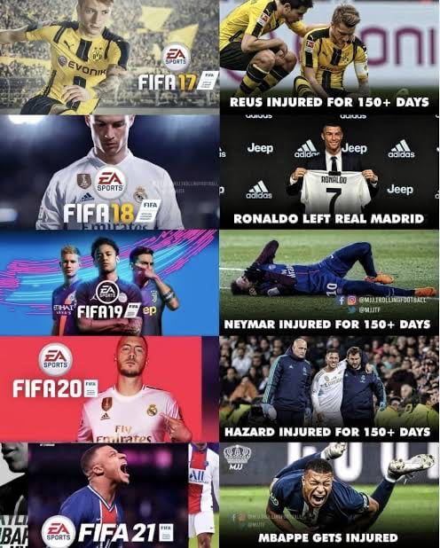 The curse of fifa - 9GAG