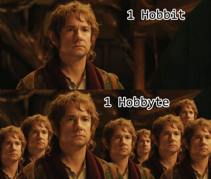 Hobbit vs Hobbyte - 9GAG