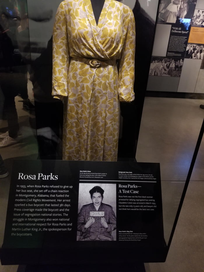A dress Rosa Parks was making at home on the day she was arrested (Can ...
