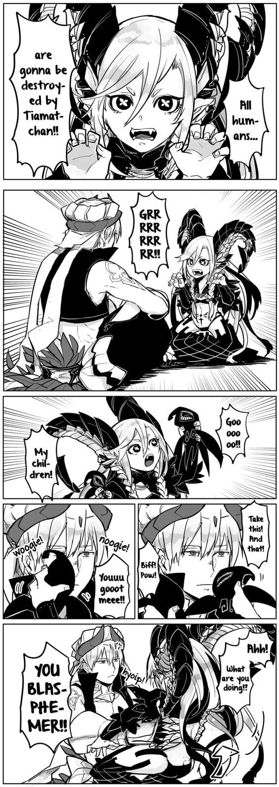 Tiamat-chan is attacking - 9GAG