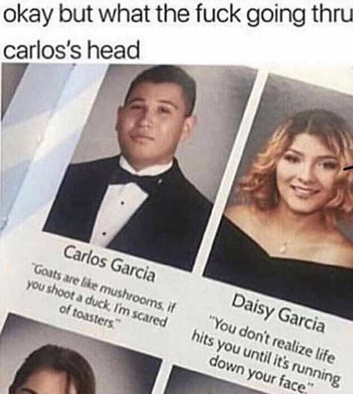 What is wrong with Carlos? - 9GAG