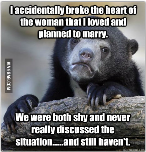 If either of you are hurt/upset be sure to talk about it. Otherwise you ...