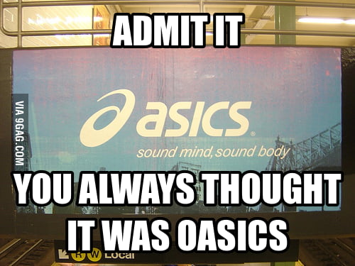 Confusing Logo - 9GAG