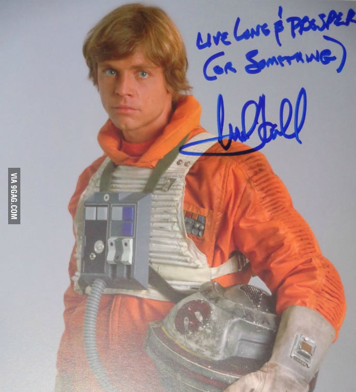 I met Luke Skywalker today, and won the Star Wars convention - 9GAG