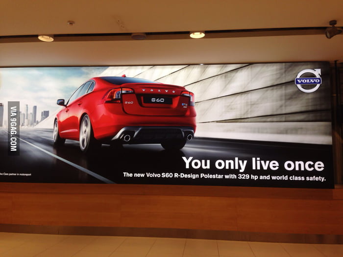 Offical YOLO car from Volvo - 9GAG