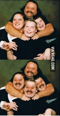 Face swapping: Awesome. - 9GAG