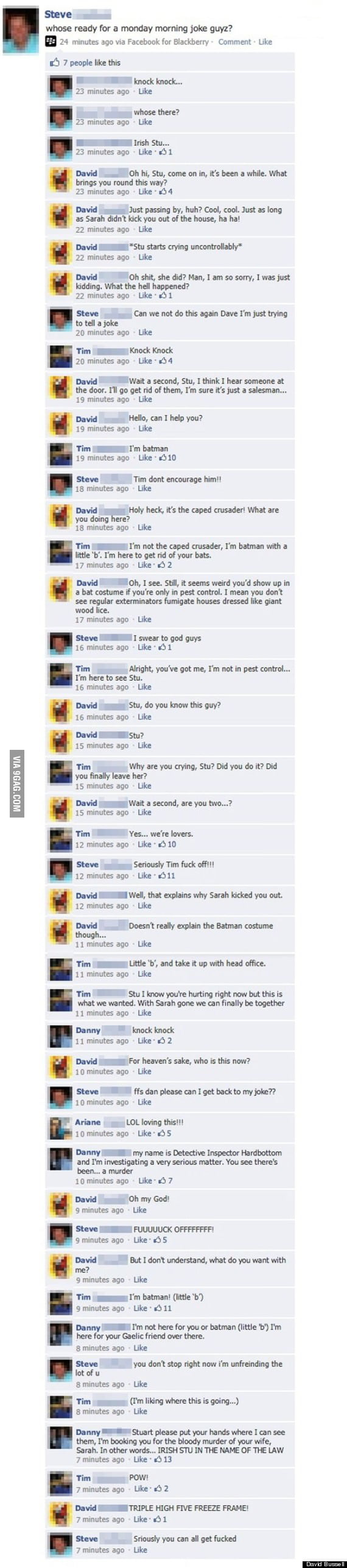 Knock Knock... - 9GAG