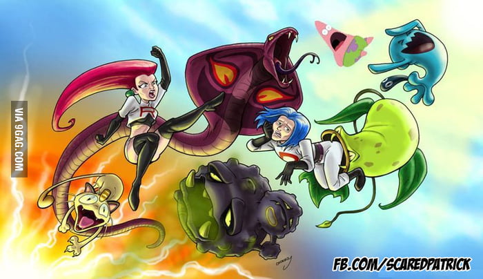 Team Rocket, blast off at the speed of light! - 9GAG