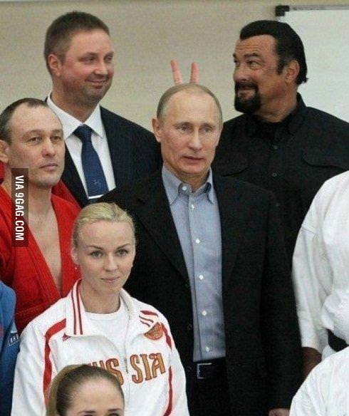Steven Seagal have really big balls.... - 9GAG