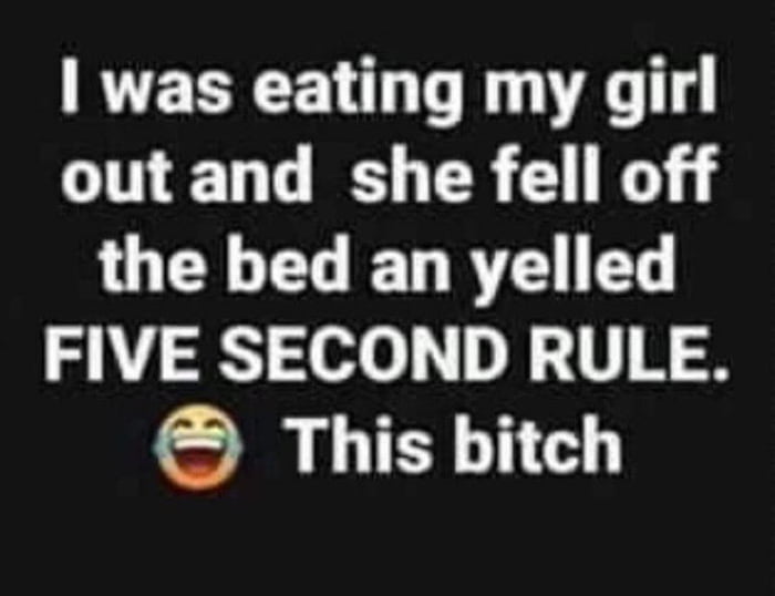 5 second rule! - 9GAG