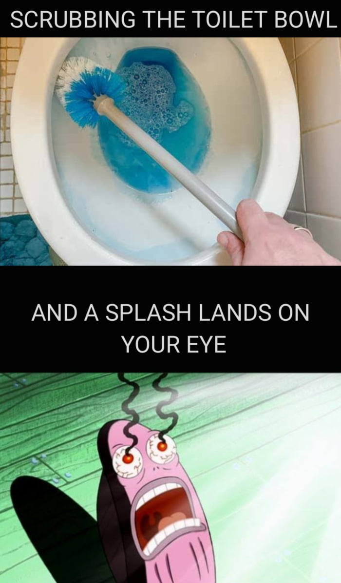 True story. Put this together as I sit on the toilet after washing my eye - 9GAG