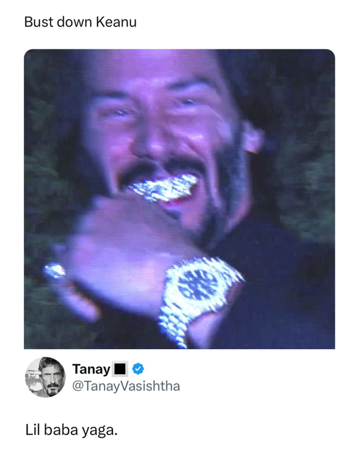 Keanu is living his best life - 9GAG