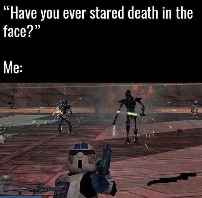 When the enemy team spawns right on you. - 9GAG