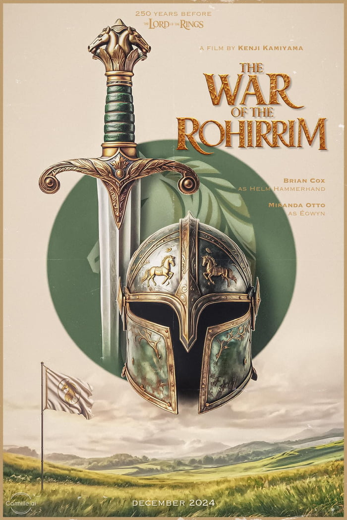 Fan made poster for The War of the Rohirrim - 9GAG
