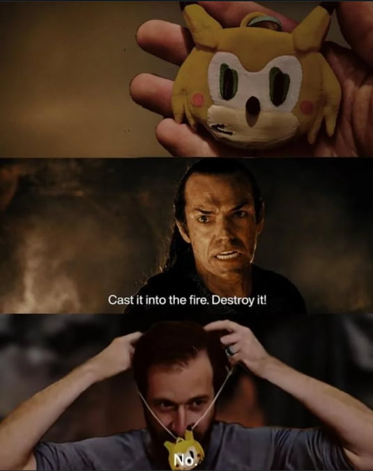 This Sonichu medallion is cursed - 9GAG