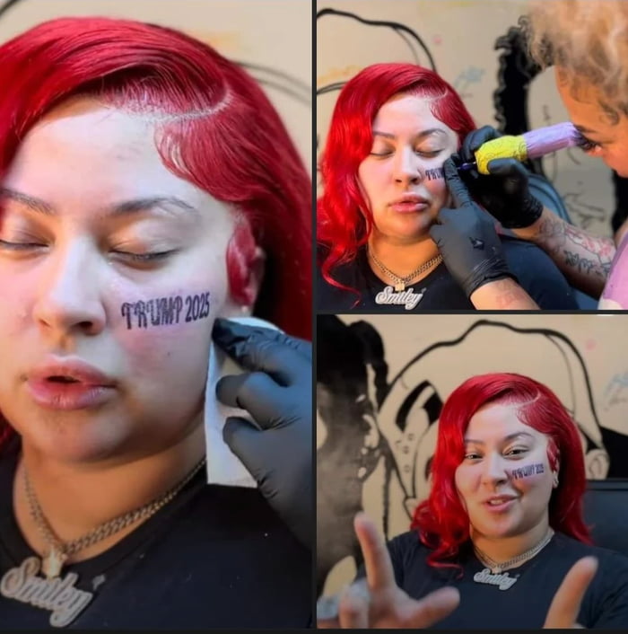 What's that you right wingers were saying about women with dyed blue ...