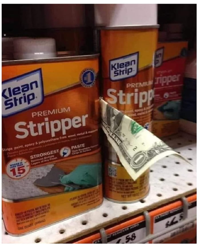 Someone left a tip for the stripper - 9GAG