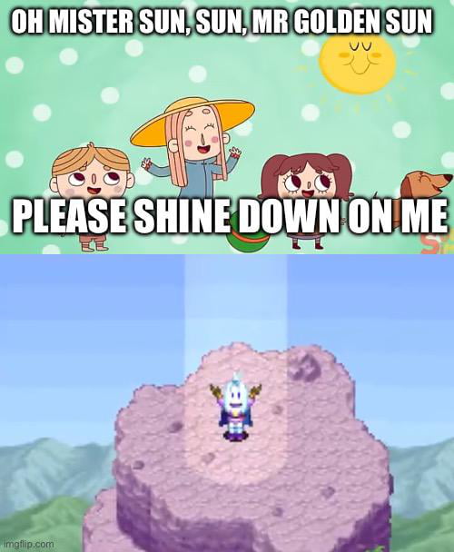 Oh, you wanted THAT Mr. Golden Sun? - 9GAG
