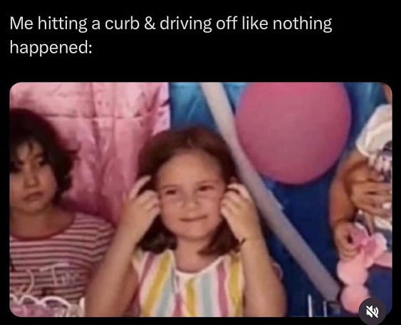 Pretending everything is fine. - 9GAG