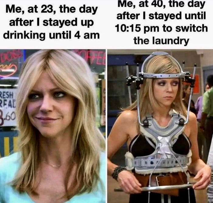 Age hits different, especially after 10 pm - 9GAG