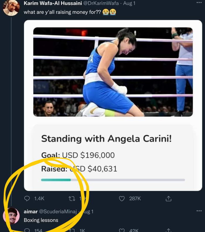 Great grift idea though! Step 1: Raise money to vaguely say you stand ...