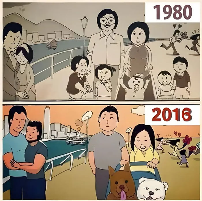 1980 vs 2018 - 9GAG