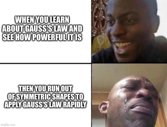 Gauss's law meme - 9GAG