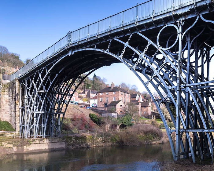 Ironbridge is the world's first bridge made of iron. It was built in ...