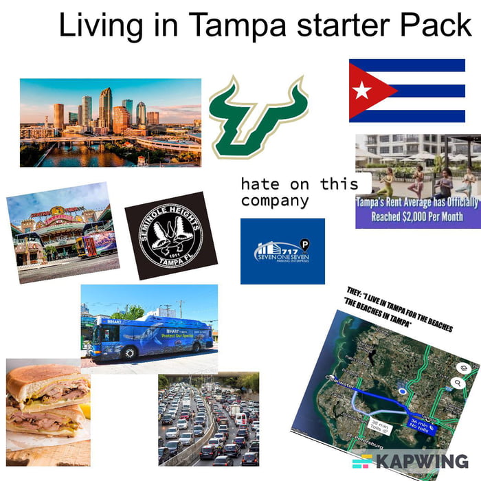 Living in Tampa Starter Pack - 9GAG