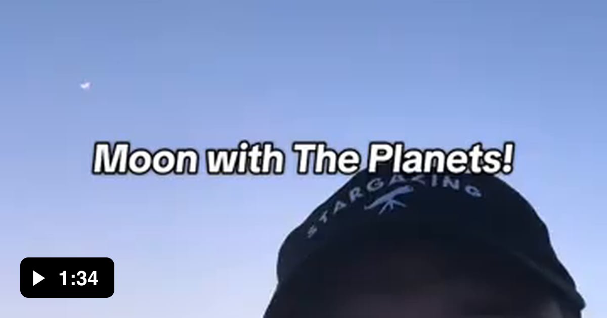 Moon with The Parade of Planets! - 9GAG