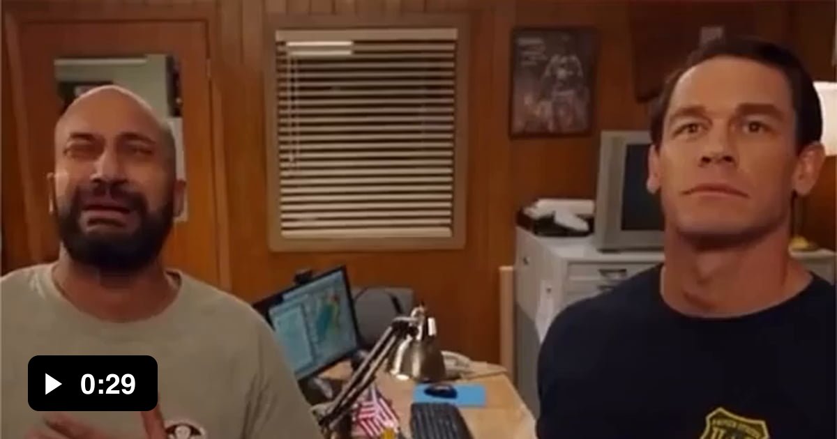 John Cena attempting to maintain his character without breaking - 9GAG