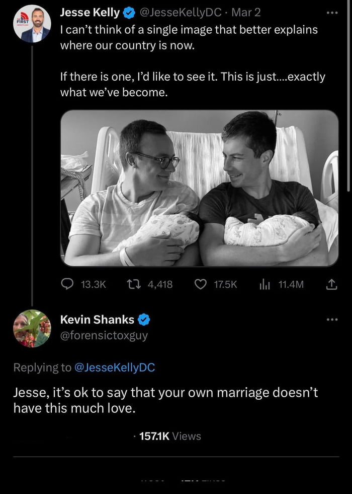 How can anyone see such a picture filled with love and all they see is hate? - 9GAG