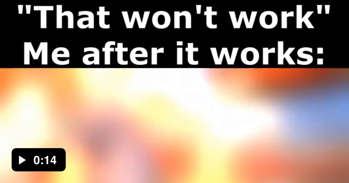 Me, after winging it and watching everything fall perfectly into place - 9GAG