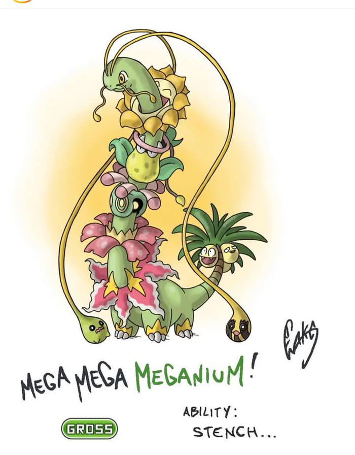 Mega Mega Meganium, king of the grass types - 9GAG