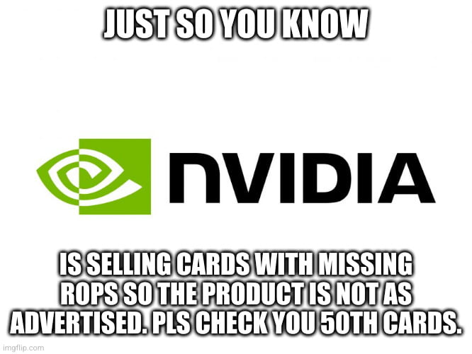 Nvidia sells incomplete cards. - 9GAG