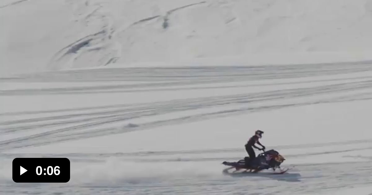 Andreas Bergmark World Record Longest Backflip On Snowmobile (155ft) - 9GAG
