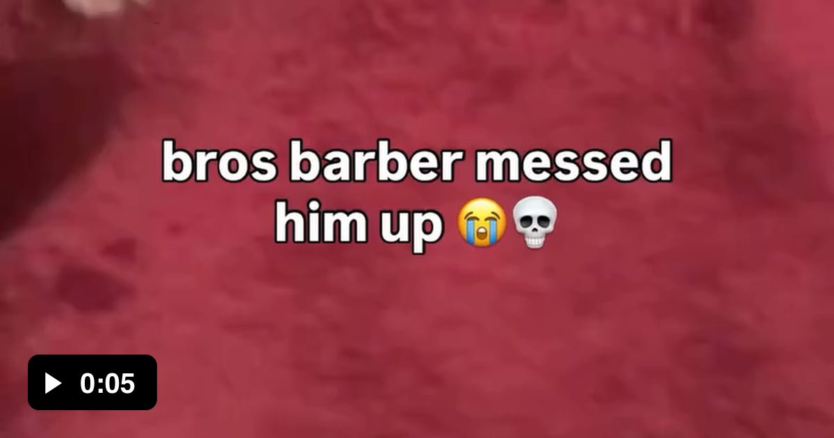 Bro's barber messed him up - 9GAG
