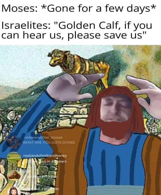 No wonder even God took back the promised land from them - 9GAG