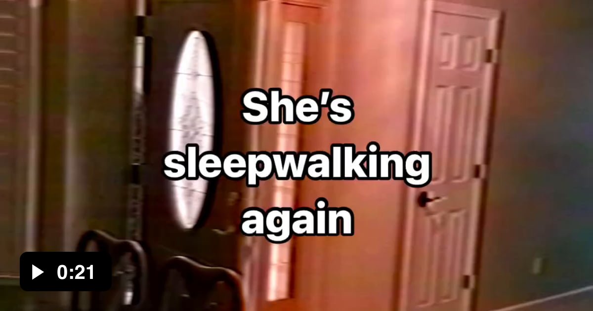 Sleepwalking people are scary - 9GAG