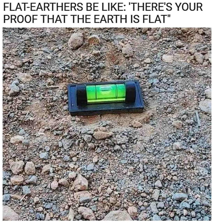 Flat earthers fear 2m social distancing could push people over the edge. - 9GAG