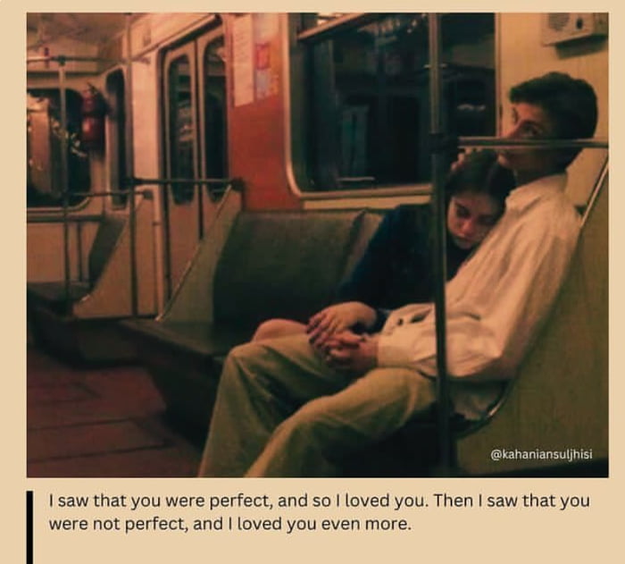 True love sees beyond imperfections - 9GAG