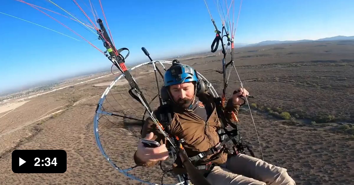 Paramotor Pilot and Youtuber Anthony Vella suddenly falls 85ft out of ...