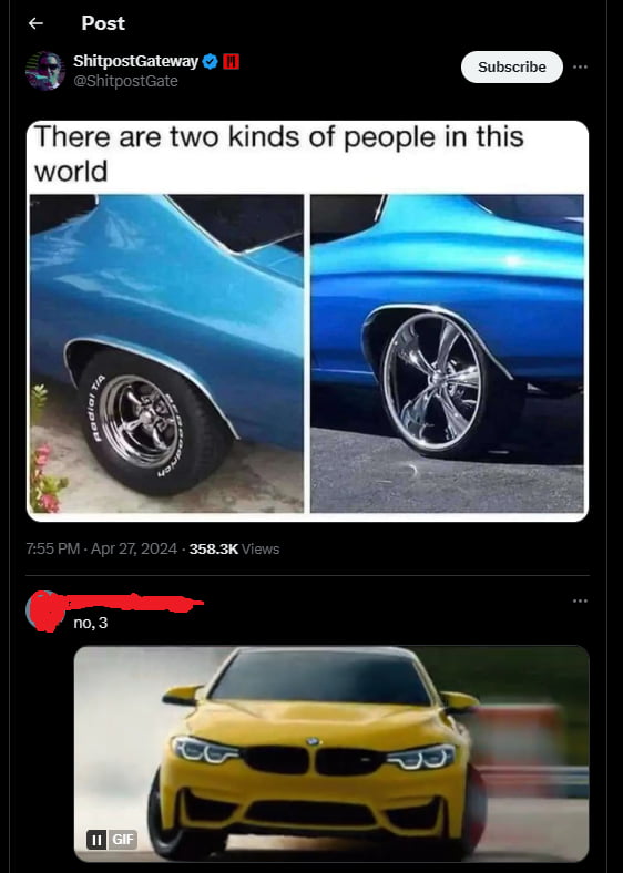 There's also BMW people - 9GAG