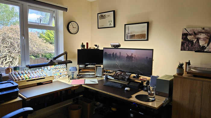 Long term WFH setup with new monitor (U4025QW) - 9GAG