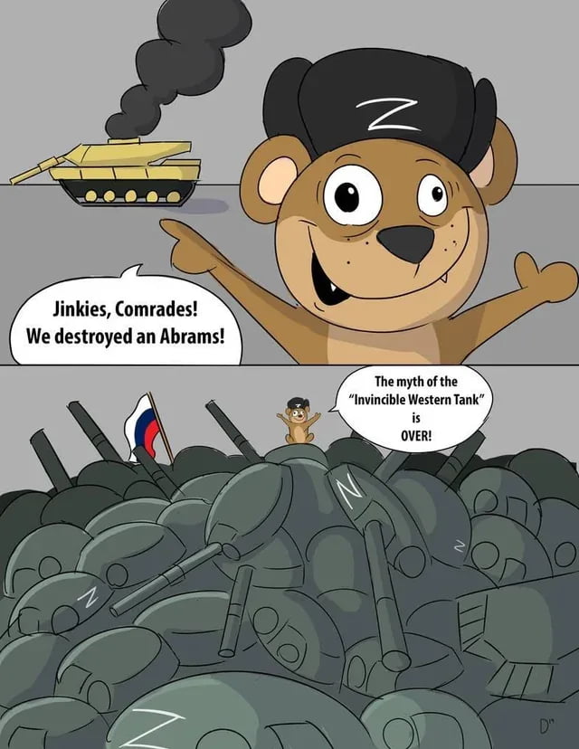 See that one abrams? 3 more days, comrades, and we will win - 9GAG